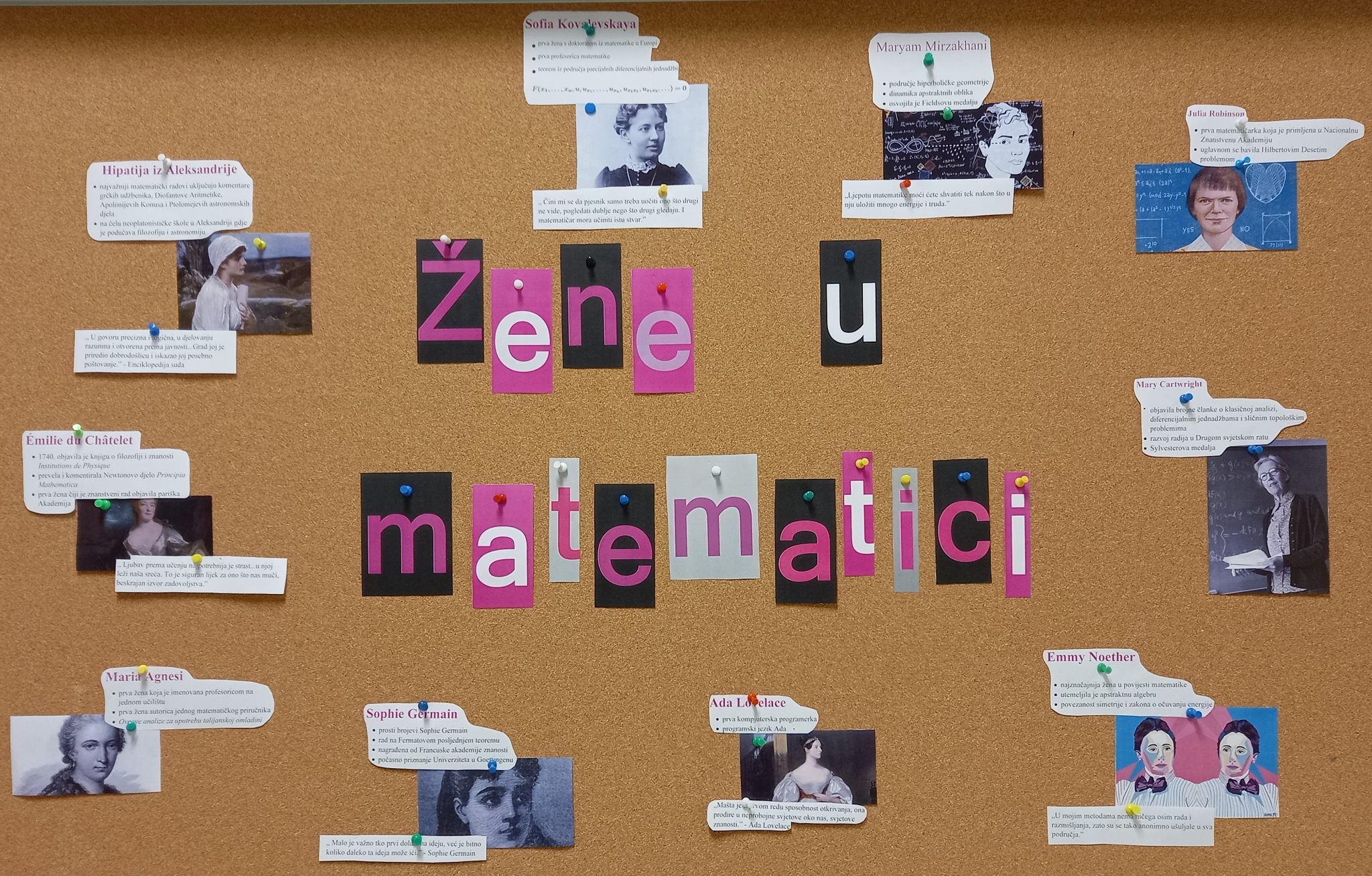 Žene u matematici – Gimnazija